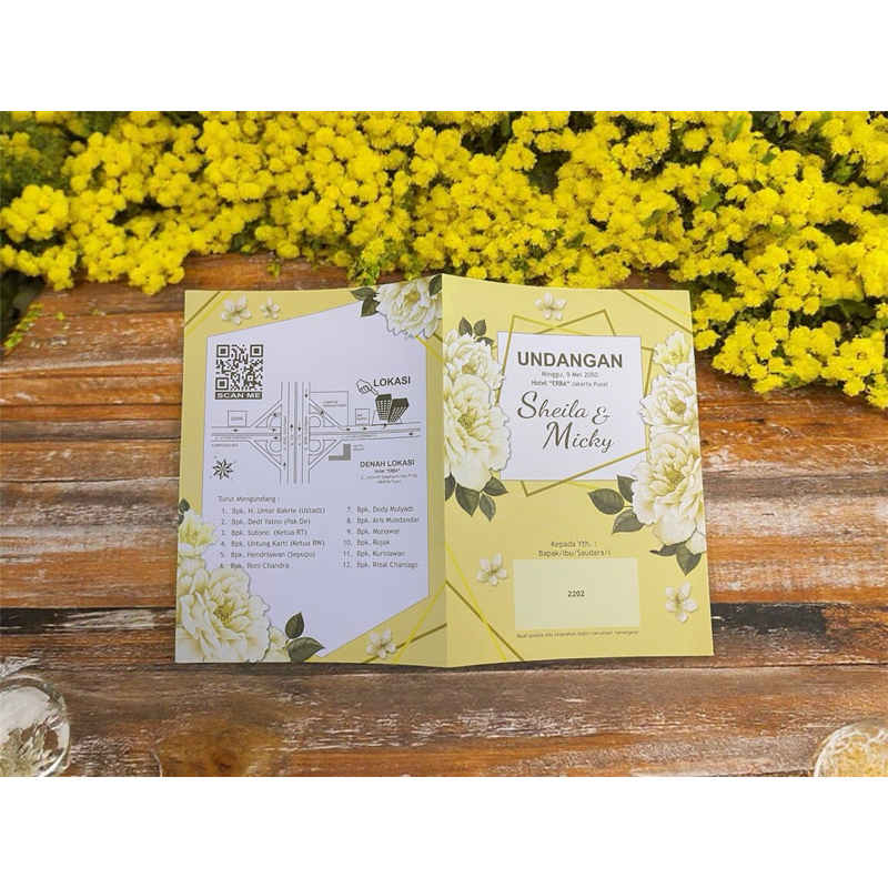 Jual Undangan Blangko kosong ERBA 2202 (isi100 pcs) Undangan pernikahan ...