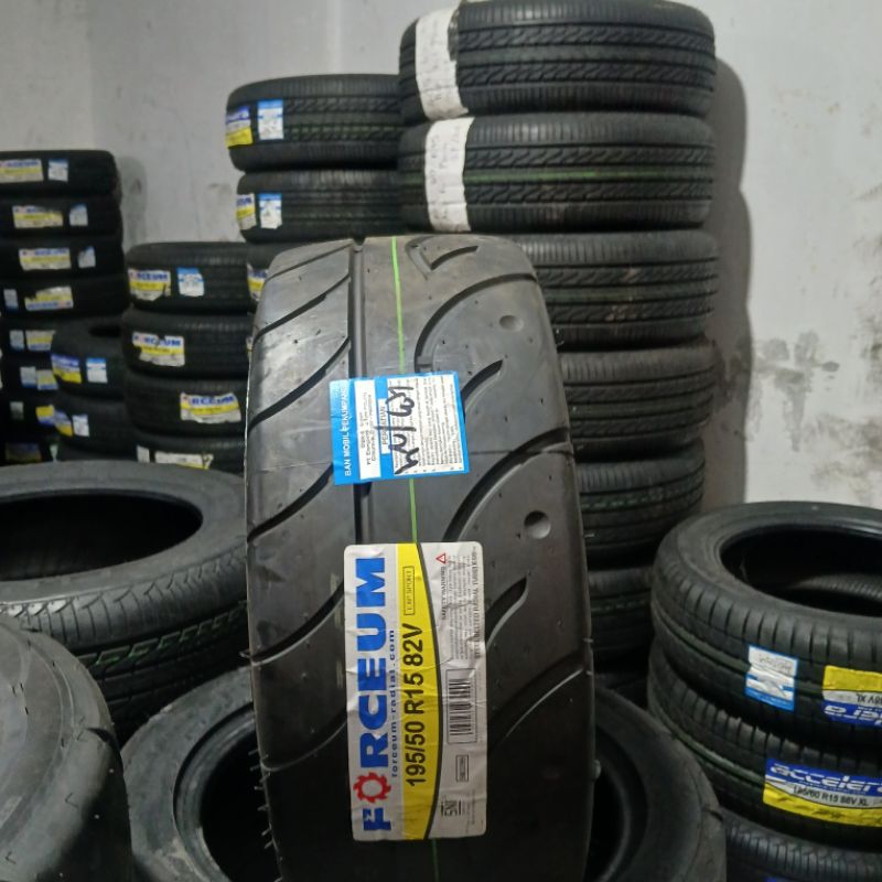 Jual Ban Mobil Semi Slick 195 50 R15 Forceum Exp ban ring15 | Shopee ...
