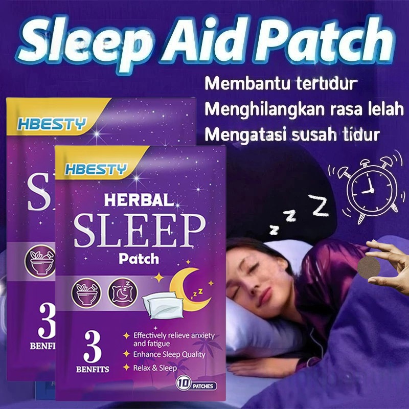 Jual Sleep Patch 10PCS Sleeping Patch Sticker Bantu Tidur Good Night ...