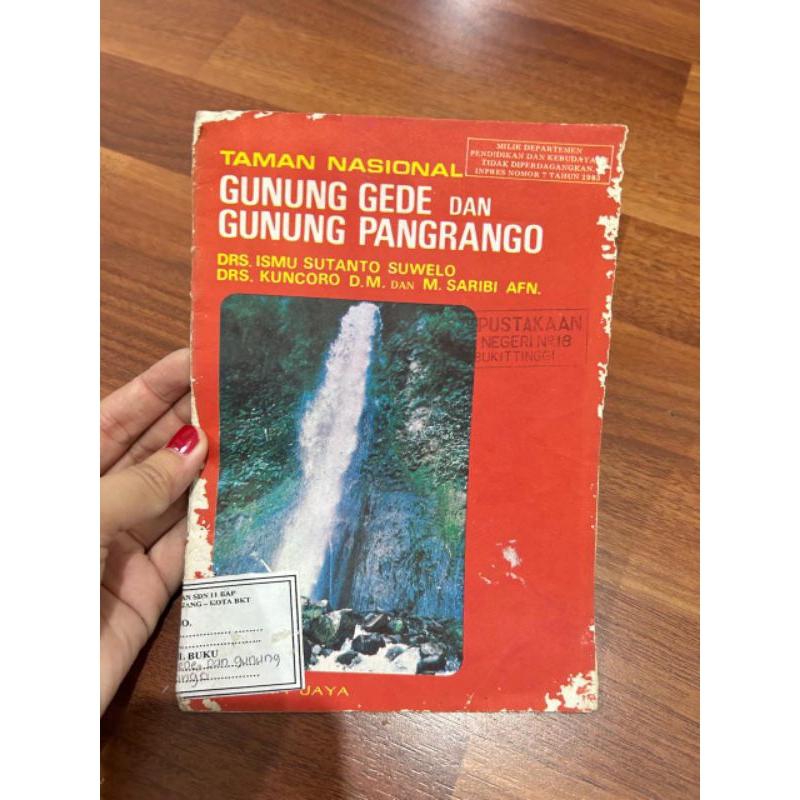 Jual Buku - Taman Tradisional Gunung Gede dan Gunung Pangrango oleh Drs ...