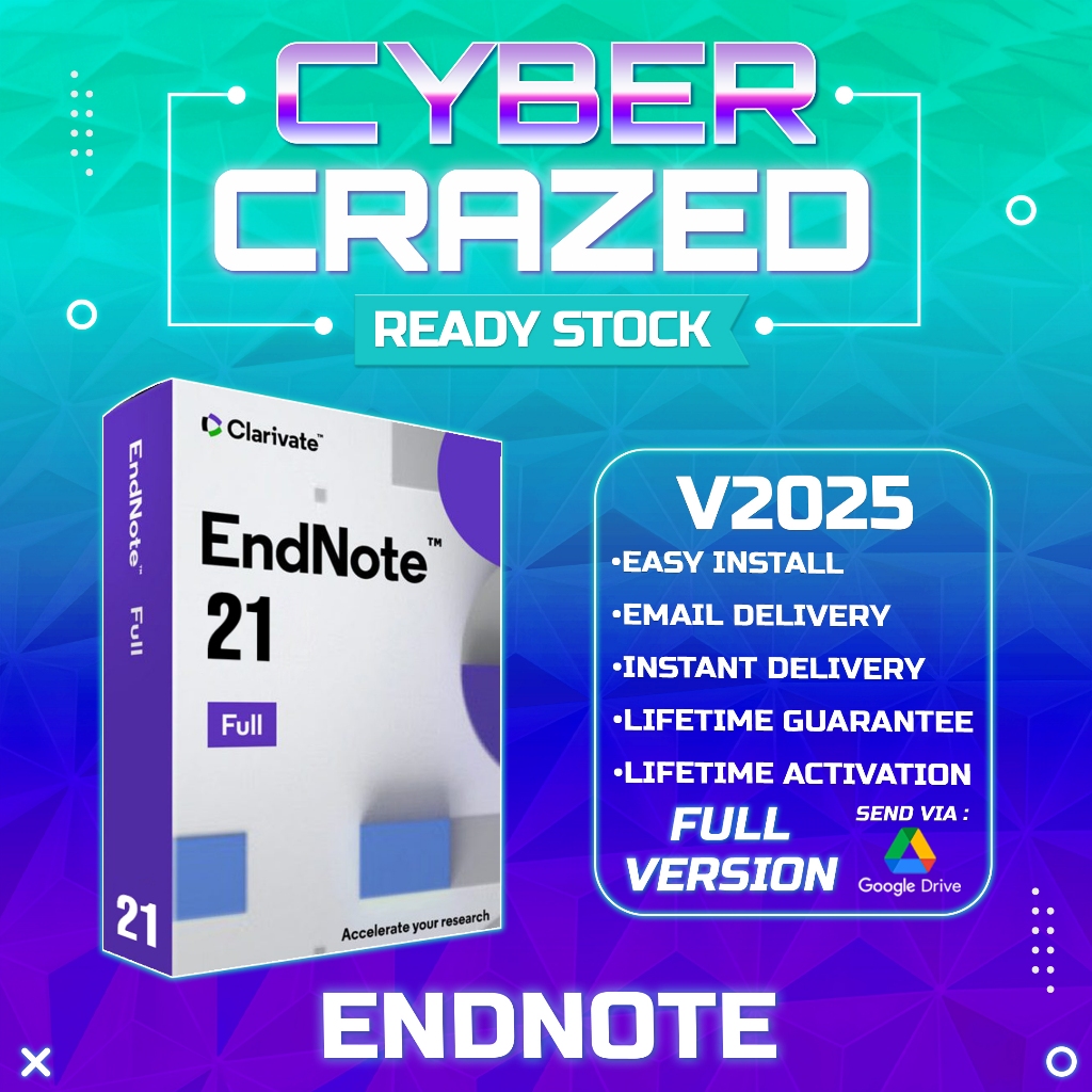 Jual (Win/Mac) EndNote 2025 Build 19000 Full Version (Versi Terbaru) | Shopee Indonesia