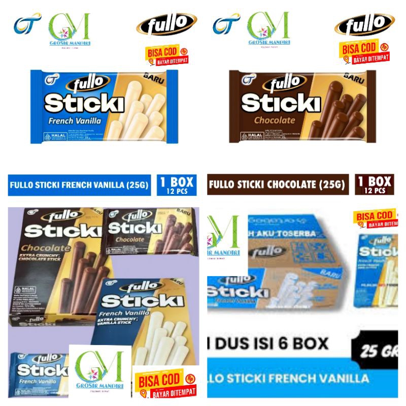 Jual Fullo Sticki (25Gram_ 1 pak isi 12 pcs) | Shopee Indonesia