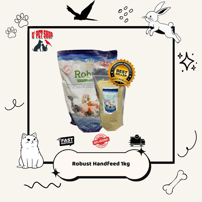 Jual Robust Pakan Burung Lolohan 1kg – Makanan Anakan Lovebird Parkit ...