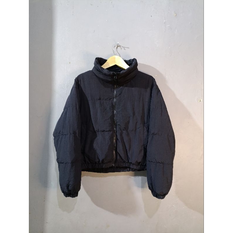 Jual GU Uniqlo Cropty Puffer Jacket | Shopee Indonesia