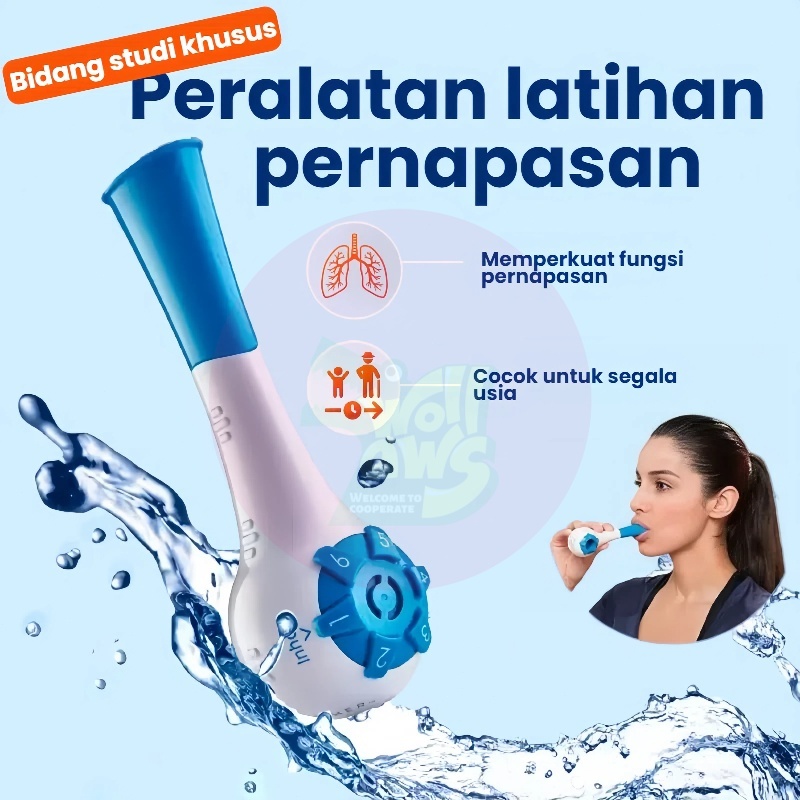 Jual 2025 Lung Flexer & Respiratory Breathing trainer alat latih ...