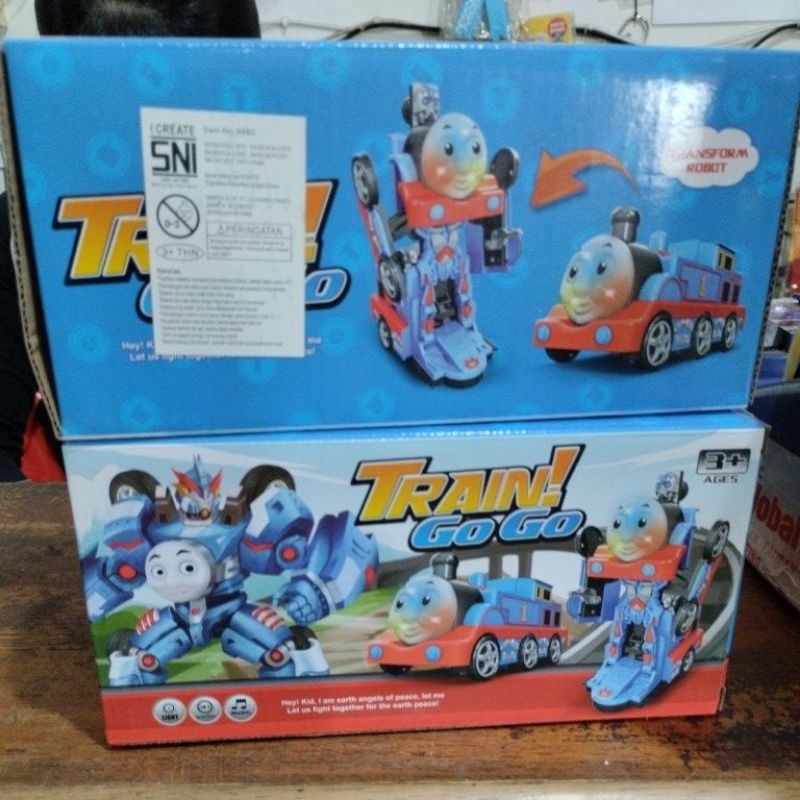 Jual oketoys mainan mobil robot mobil polisi police warrior robot hero ...