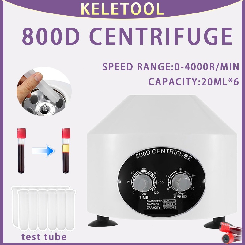 Jual Mini Alat Centrifuge 6 Hole 4000 RPM Alats Prp Mesin Centrifuge ...