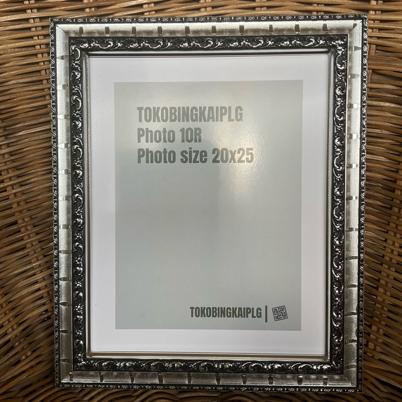 Jual Bingkai Foto 10R (20 x 25 cm) Motif Mata Dewa Silver | Shopee ...