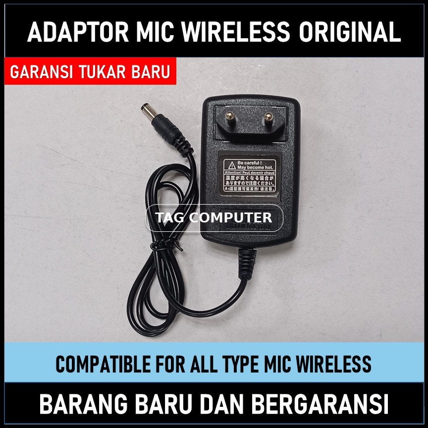 Jual ADAPTOR MIC WIRELESS SHURE ALL SERIES 12VOLT | Shopee Indonesia
