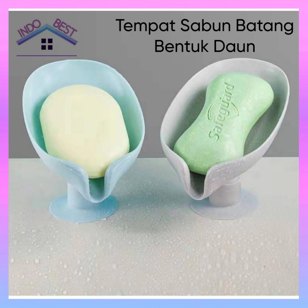 Jual IB Tempat Sabun Batang Bentuk Daun Holder Sabun Tatakan Sabun ...