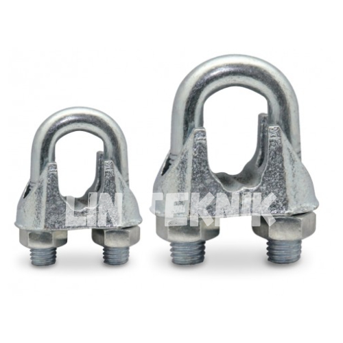 Jual Wire Rope Clip / Klem Seling Kuku Macan Galv 25 - 1" | Shopee ...