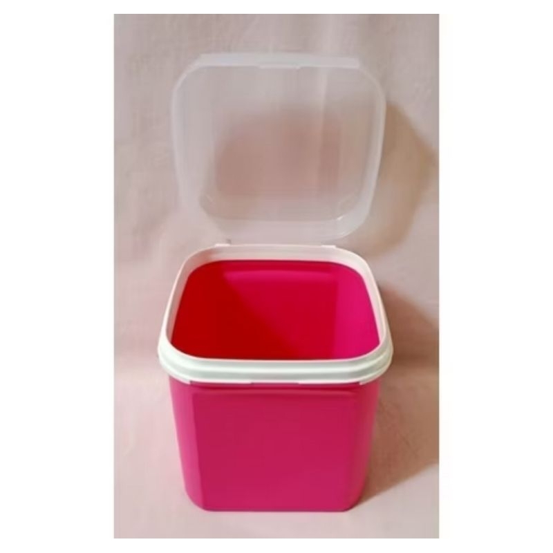 Jual Tupperware Signature Square Pink 4L | Shopee Indonesia