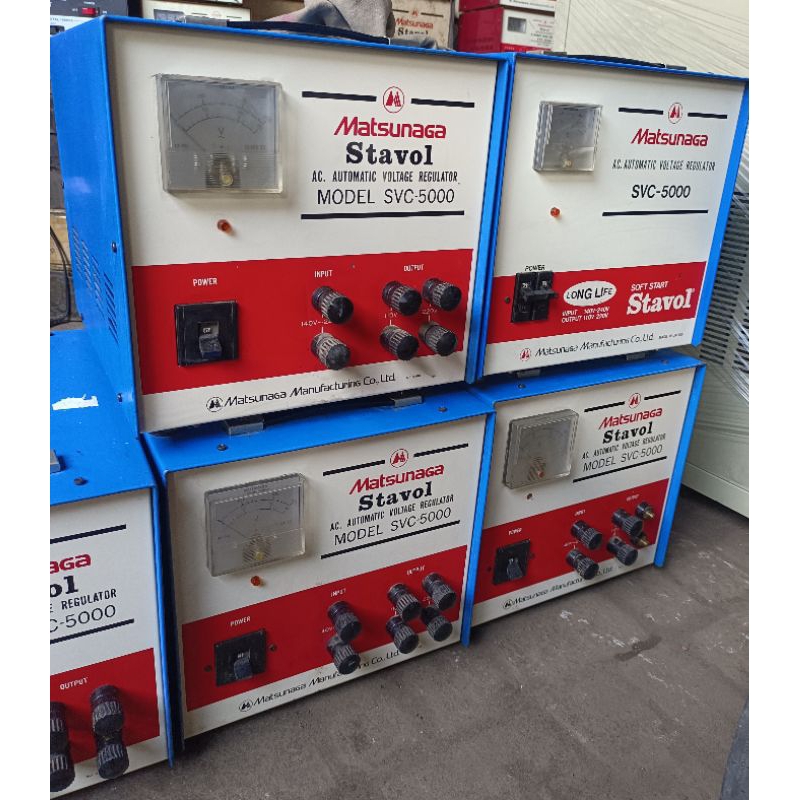 Jual Matsunaga Stavolt Ac Automatic Voltage Regulator Model SVC - 5000 ...