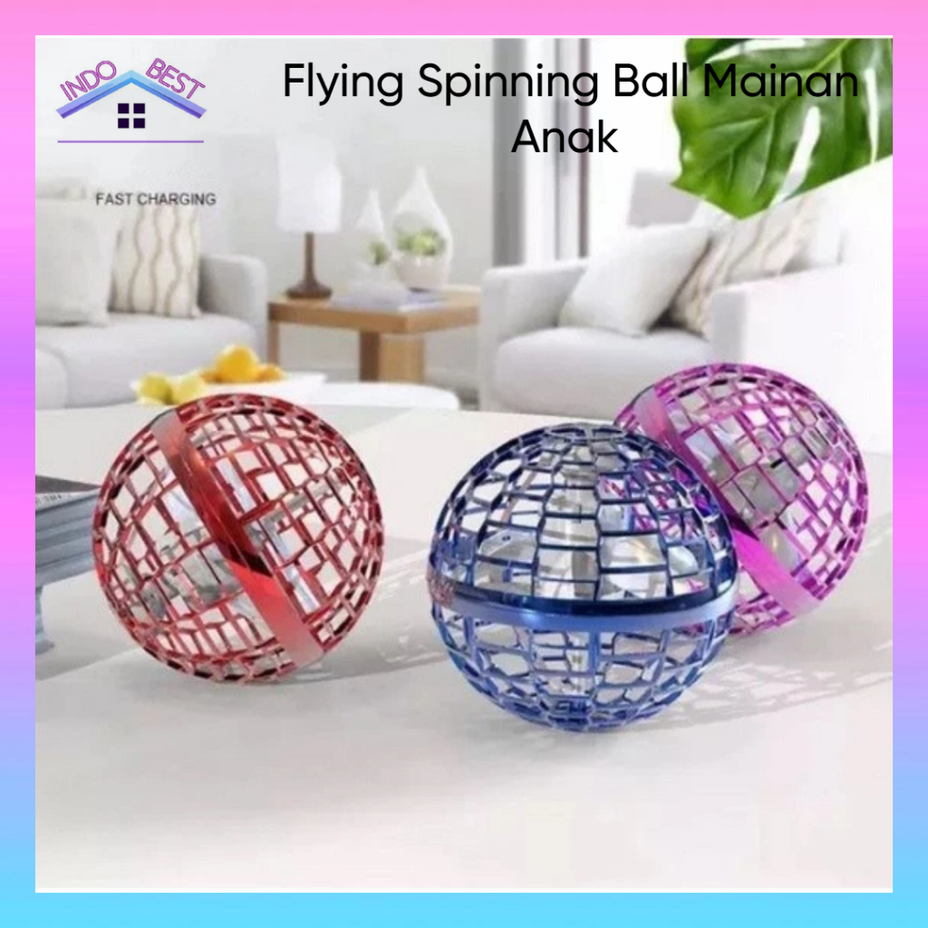 Jual IB Flying Spinning Ball Mainan Anak Bola UFO Terbang Ajaib ...