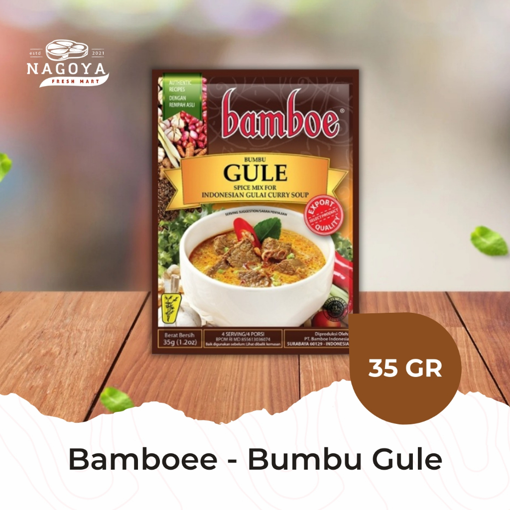 Jual Bamboe - Bumbu Gule - 35 GR | Instant | Bumbu Masak Indonesia ...