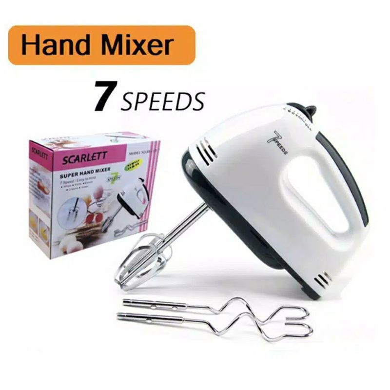 Jual Hand Mixer Listrik Dengan 7 Kecepatan Model DH 133 | Shopee Indonesia