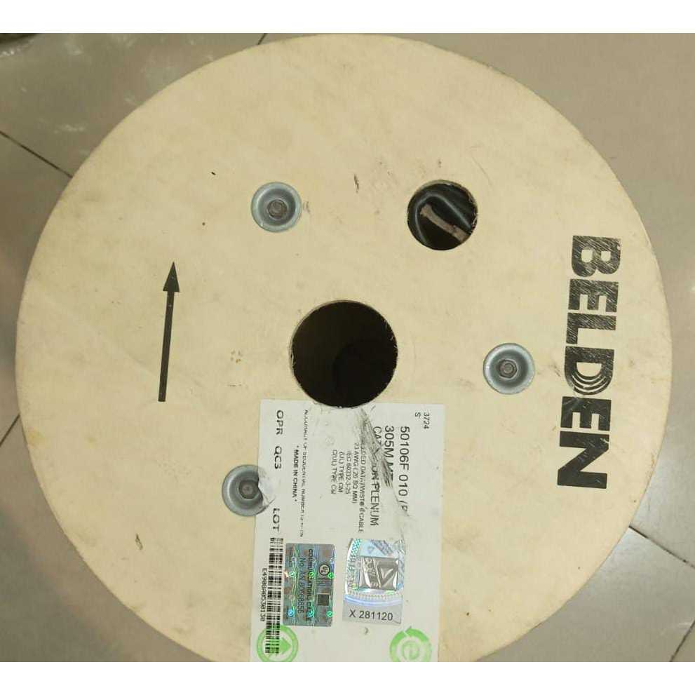 Jual Kabel STP Outdoor Cat6 BELDEN 50106F Roll 305m Kabel Lan Shielded ...