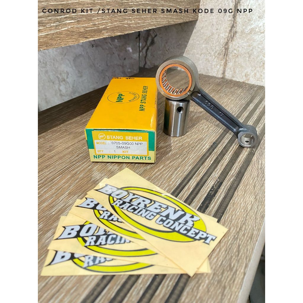 Jual STANG SEHER / CONROD KIT SMASH NPP - BOYRENK RACING | Shopee Indonesia