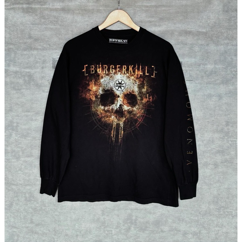 Jual KAOS BAND BURGERKILL VENOMOUS LS (rare) | Shopee Indonesia