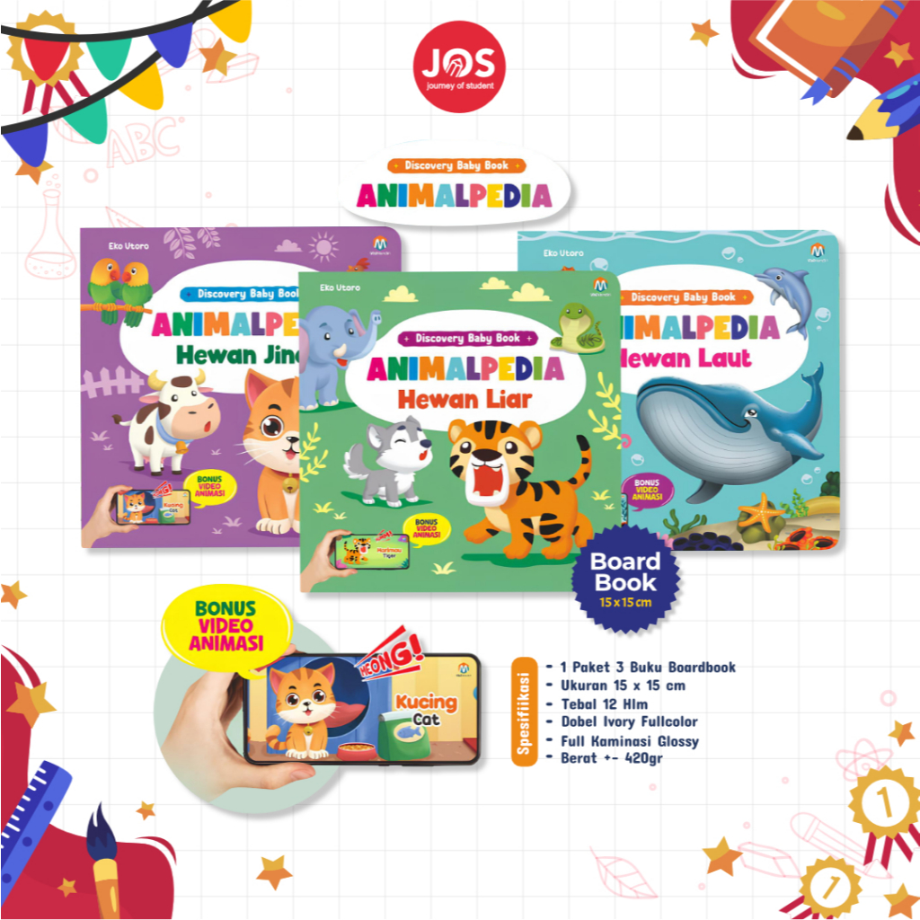 Jual Buku Discovery Baby Book Animalpedia super lengkap edukasi bayi 0 ...