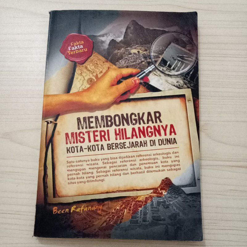 Jual BUKU MEMBONGKAR MISTERI HILANGNYA KOTA KOTA BERSEJARAH DI DUNIA ...