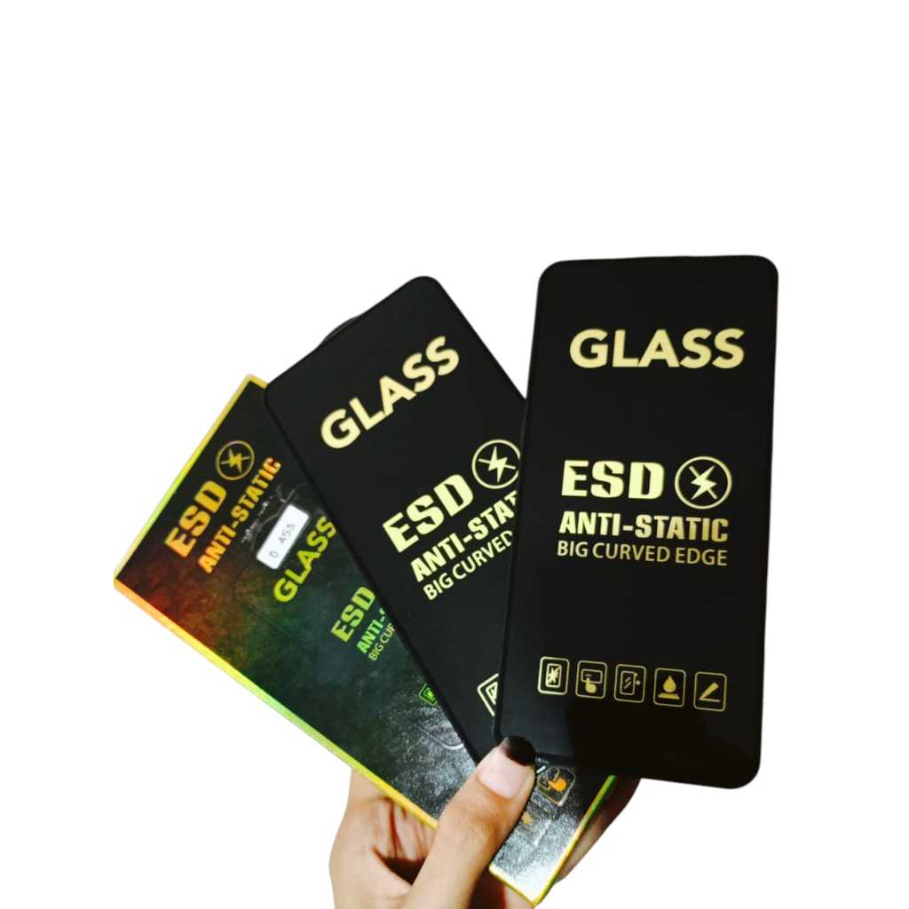 Jual Tempered Glass ESD ANTI - STATIC Full Cover Anti Static For All ...