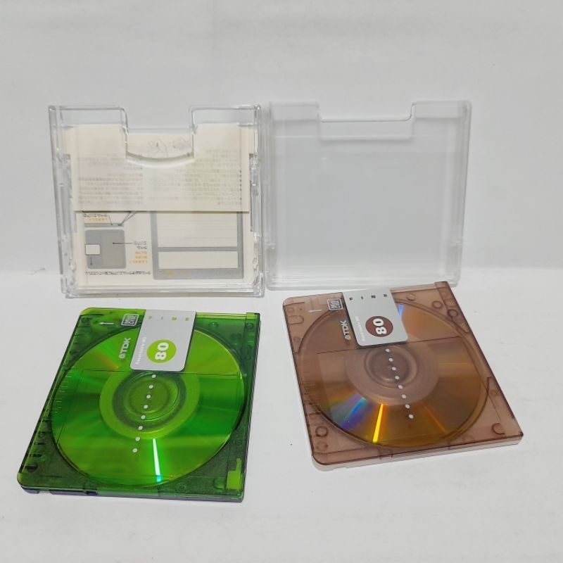 Jual CD Mini Disc TDK Open Segel 80 Recordable MD (paket 2 Mini Disc ...
