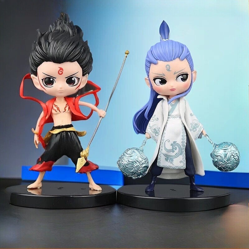 Jual Figure Ne Zha 2 Anime Nezha & Ao Bing Action Figure Set isi 2 ...