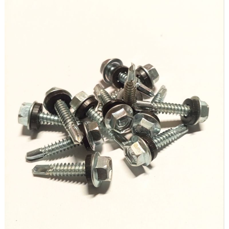 Jual 50 pcs sekrup roofing #12 x 25 warna silver | Shopee Indonesia
