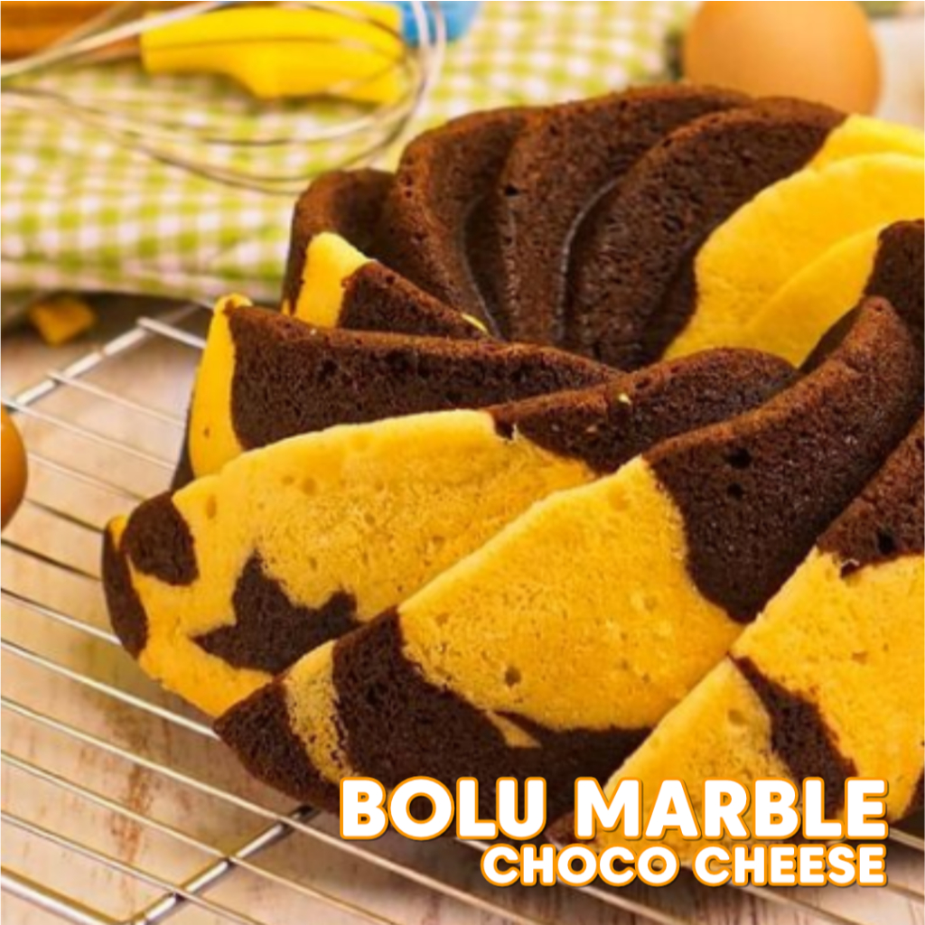 Jual The Bolu Rampah Bolu Marble Choco Cheese - Oleh oleh khas Makassar ...