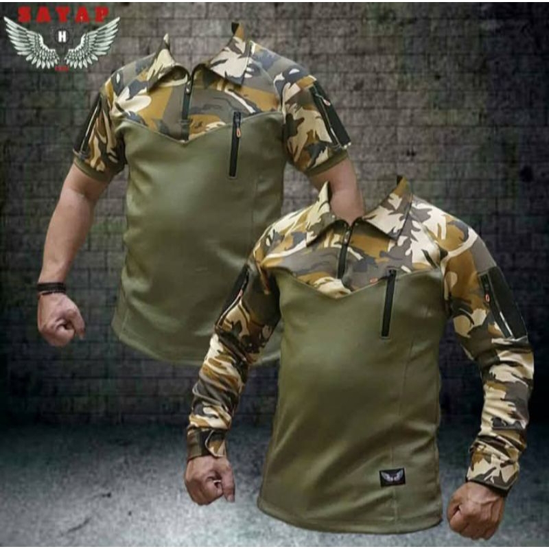 Jual KAOS BDU TACTICAL TERBARU CUSTUM LENGAN PENDEK PANJANG ||KEMEJA TACTICAL || KAOS WANGKY BDU ...