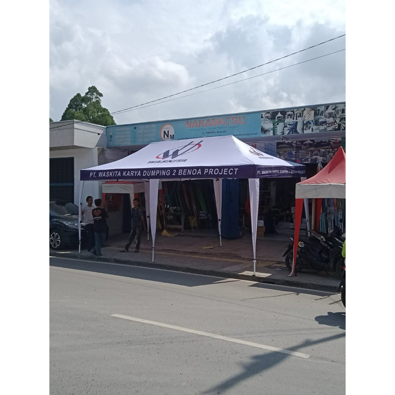 Jual tenda 3x6 premium /print | Shopee Indonesia