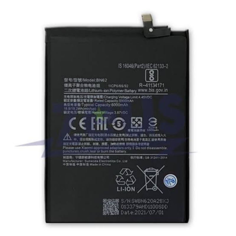 Jual Battery Xiaomi NOTE 5A/NOTE 5A PRIME (Kode S2/BN-31 ORI 100A ...