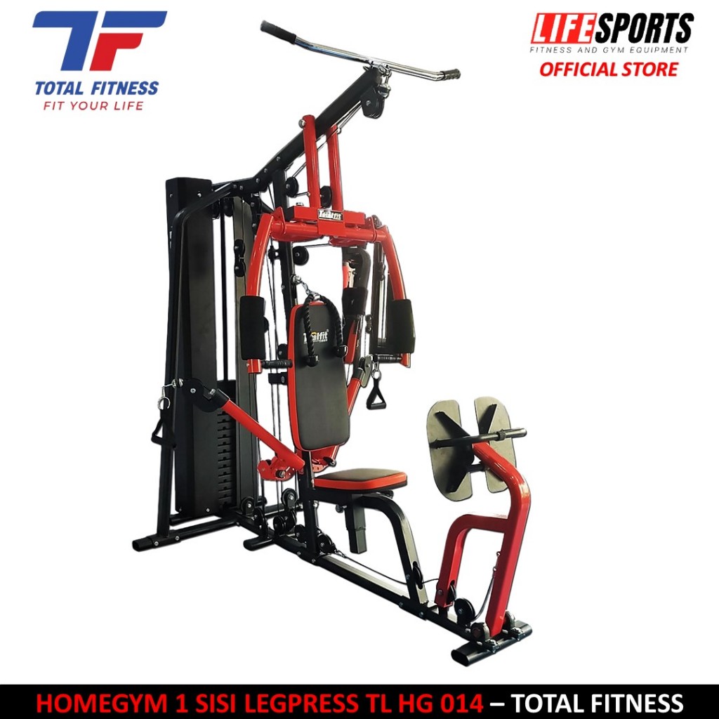 Jual TOTAL - New Alat Olahraga Latihan Beban Fitness Gym Homegym 1 Sisi ...