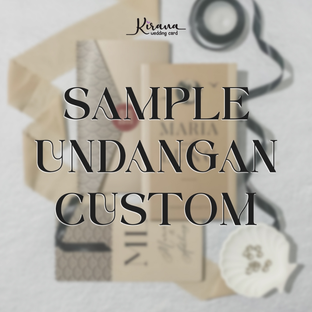 Jual SAMPLE Undangan Custom | Shopee Indonesia
