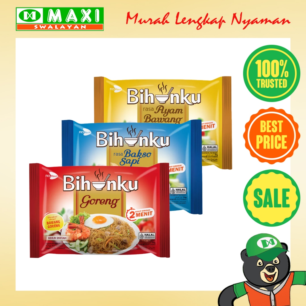 Jual Bihunku Kemasan Berat 60gram. | Shopee Indonesia