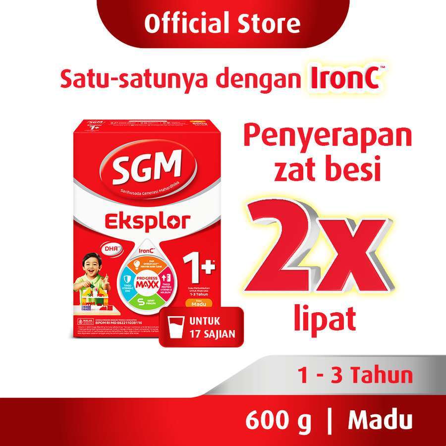 Jual SGM 1+ MADU 600 GR - RAJA SUSU | Shopee Indonesia