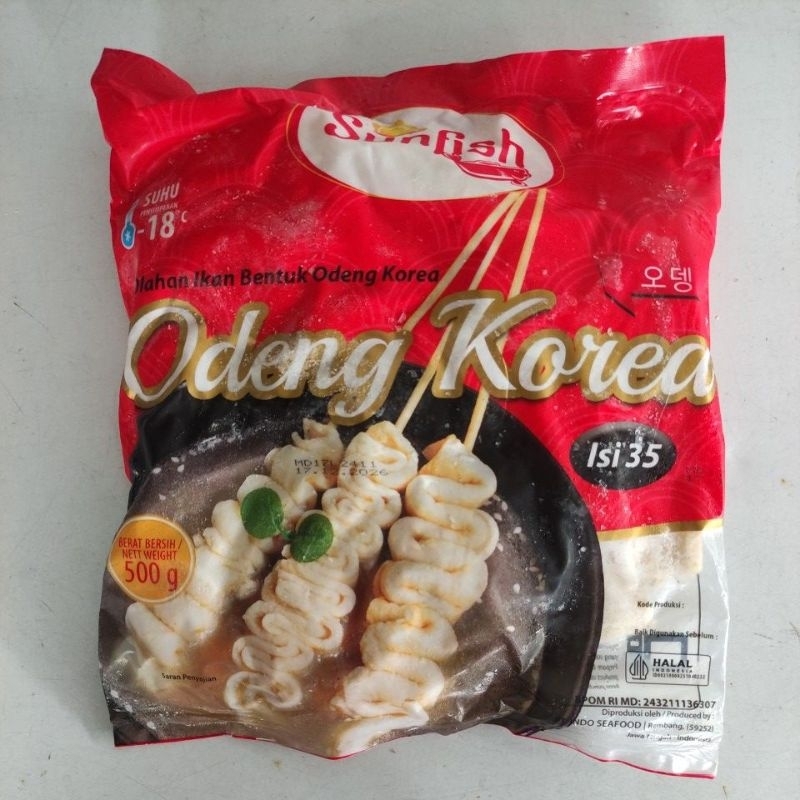Jual SUNFISH Odeng Korea Olahan Ikan 500gr | Shopee Indonesia