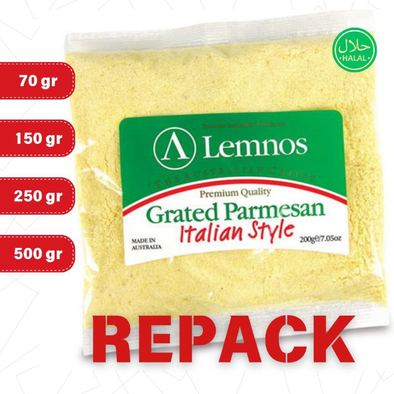 Jual PARMESAN CHEESE LEMNOS 250GR 500GR CHEESE KEJU TUA AUSTRALIA HALAL ...