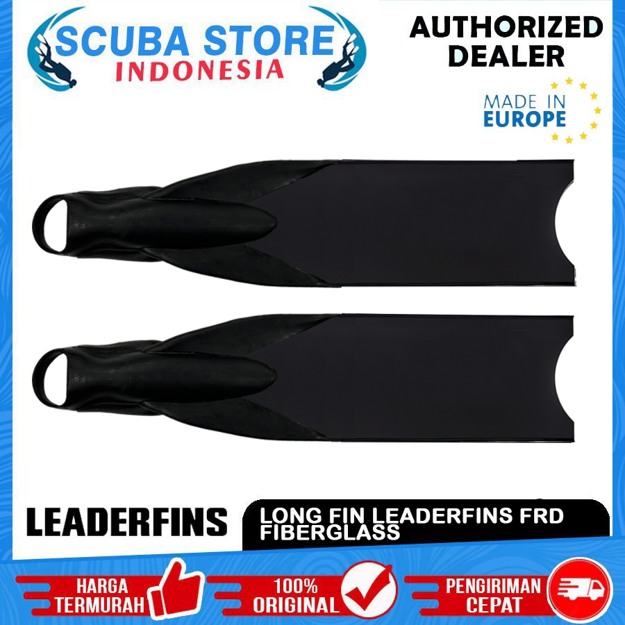 Jual Long Fin Leaderfins FRD Fins Apnea Fiberglass Freedive ...