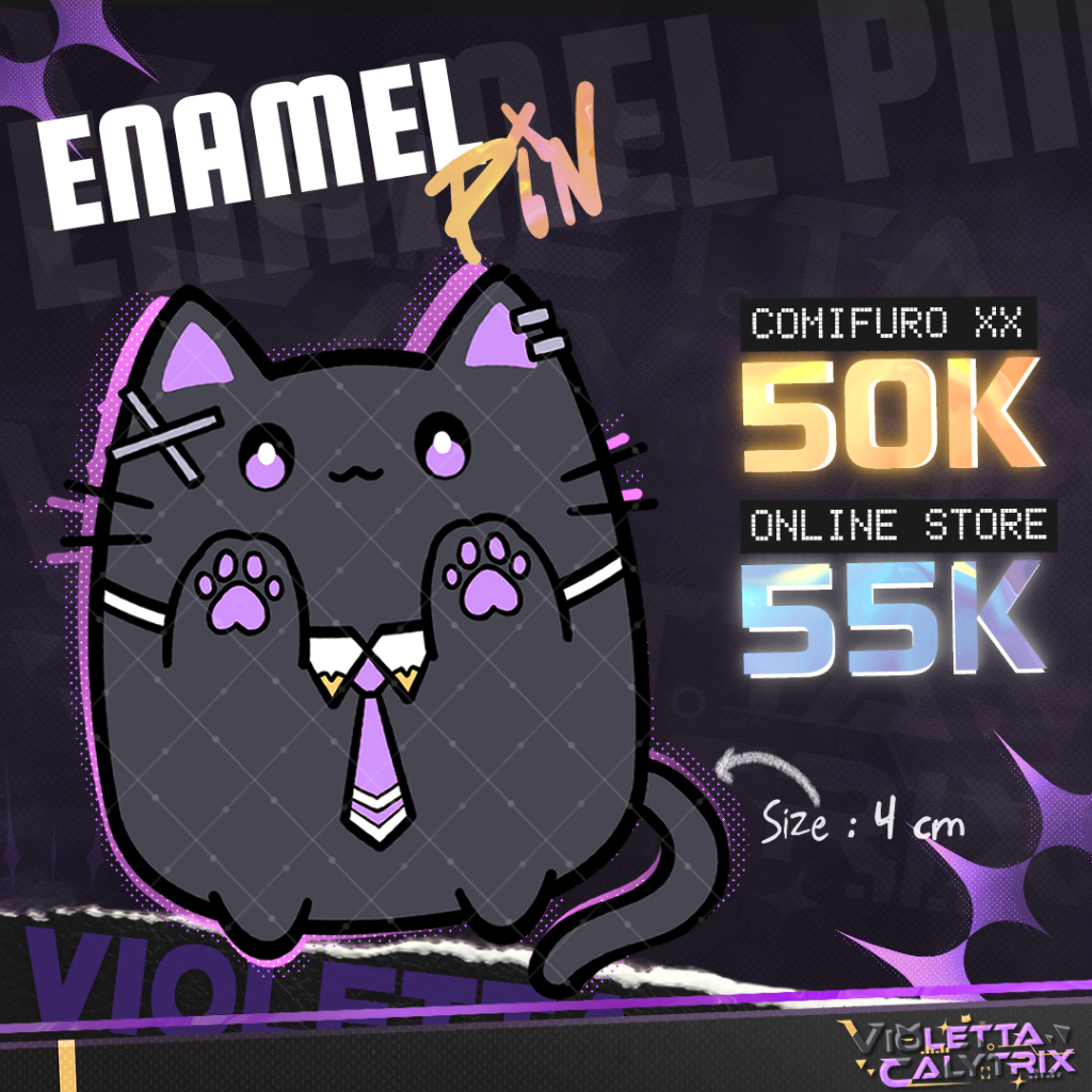 Jual Enamel Pin Violetta Calytrix CFXX | Shopee Indonesia