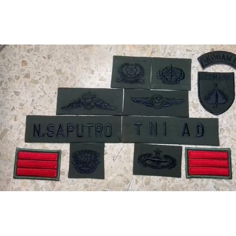 Jual Atribut FULL SET Lengkap PDL TNI (Diperkeras,Mika dan tanpa Perkeras) | Shopee Indonesia