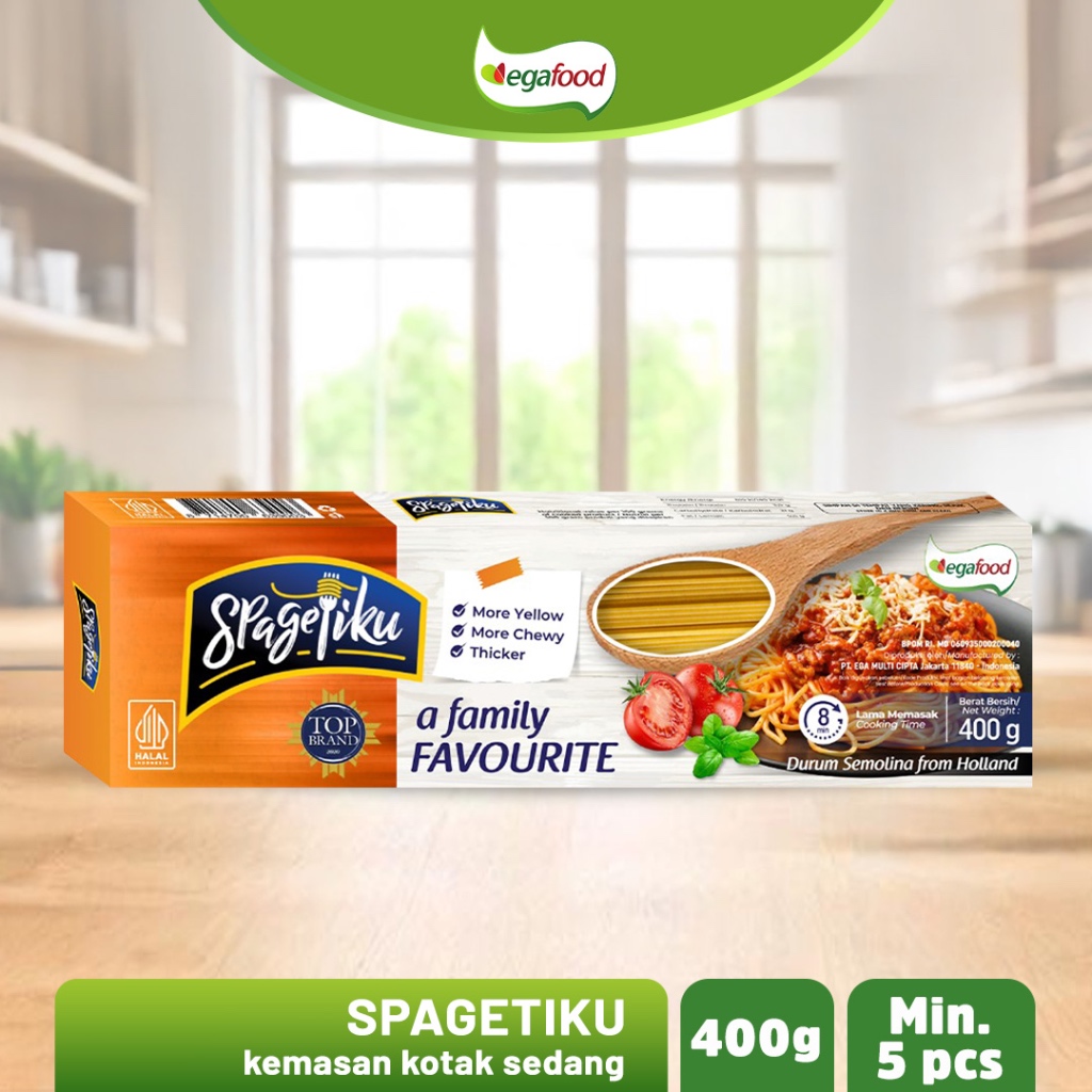 Jual SPAGETIKU / Spaghetti Instant / Spageti 400 gram | Shopee Indonesia