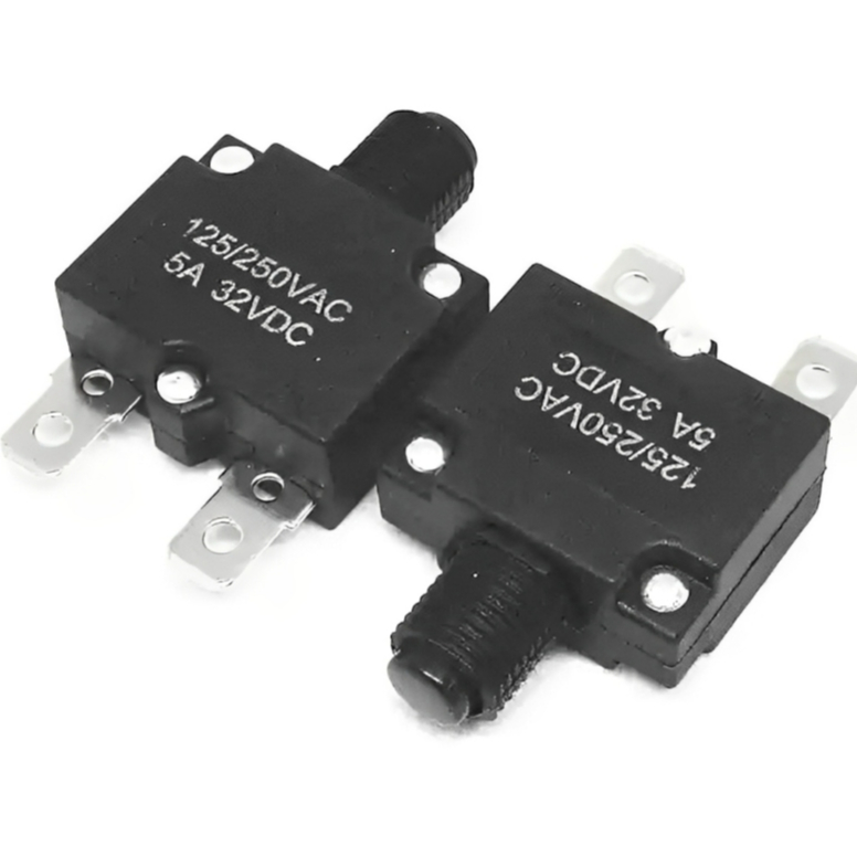 Jual Circuit Breaker fuse sekring Push Button Overload Protector 5A 10A ...