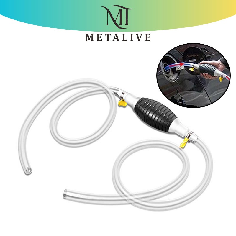 Jual METALIVE Pompa Siphon Manual Mobil Portable Pompa Bensin Manual ...