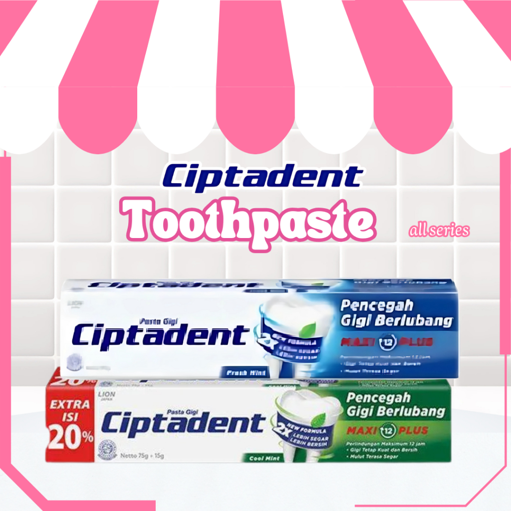 Jual CIPTADENT PASTA GIGI 75 gr MAXI PLUS COMPLETE FRESH MINT COOL ...