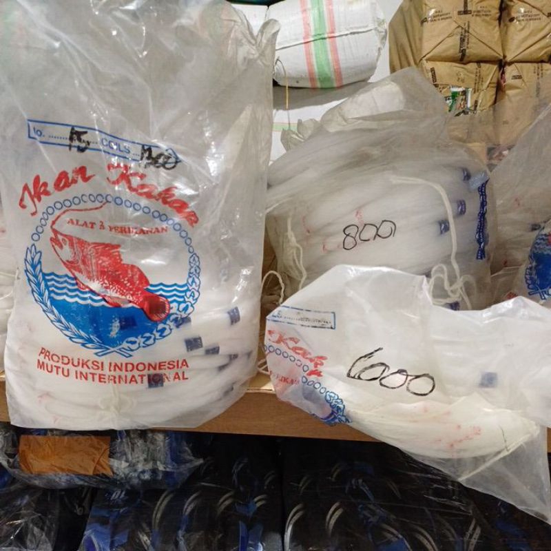 Jual Senar Pancing/layang layang merk ikan kakap/ikan mas (UK 500, 600 ...