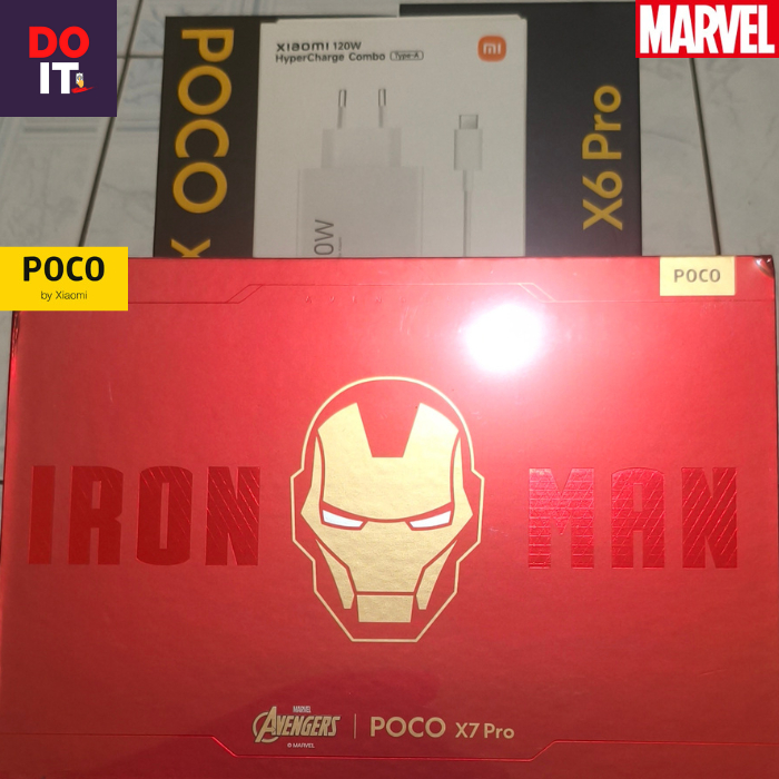 Jual Poco X7 Pro 5G Iron Man Special Edition | Xiaomi Poco X7 Pro 5G ...