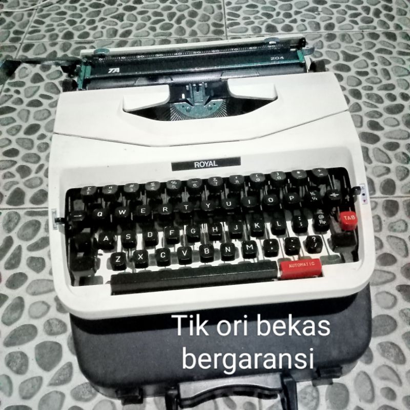 Jual Mesin TIK ROYAL tipe 204 dijual bergaransi komplit pita baru ...
