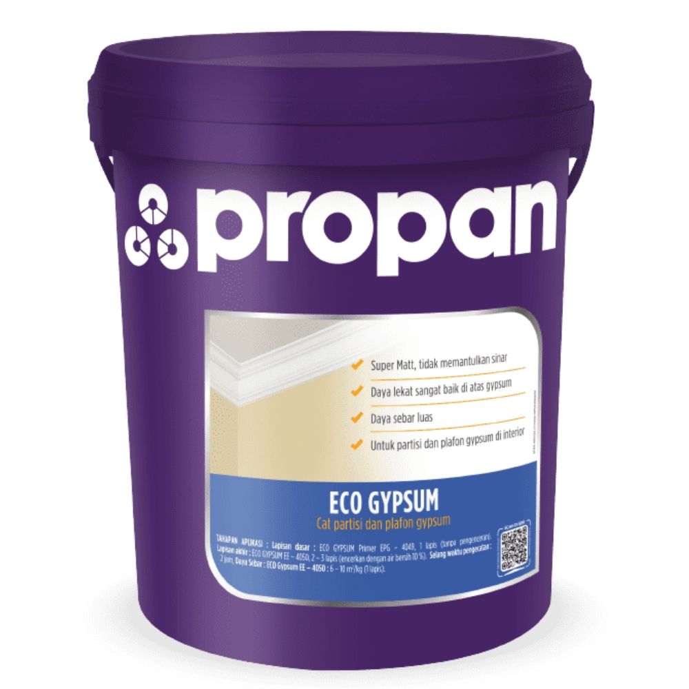Jual CAT PROPAN ECO GYPSUM EE-4050 25 KG - WHITE 9101 | Shopee Indonesia
